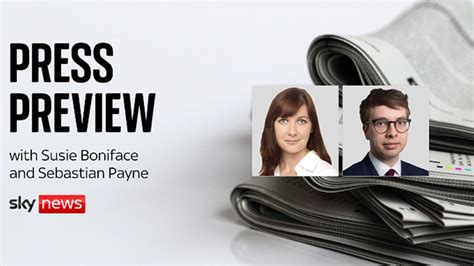 Press Preview Saturdays Papers News Uk Video News Sky News