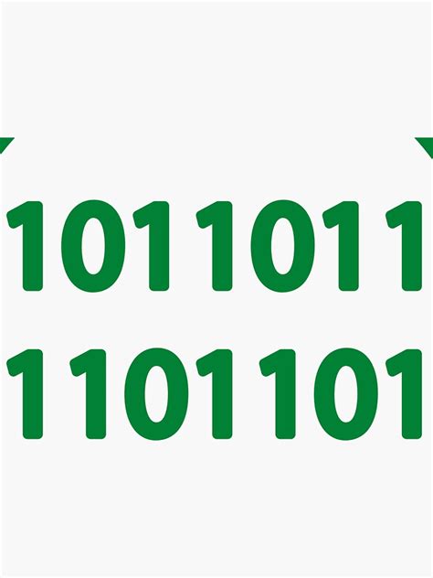 Computer Binary Code Programmer Sticker For Sale By Auto9111111