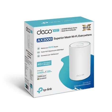 TP Link Deco X G G AX Whole Home Mesh WiFi Gateway