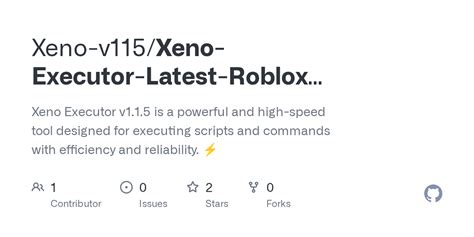 Releases · Xeno V115xeno Executor Latest Roblox Executor V115 · Github