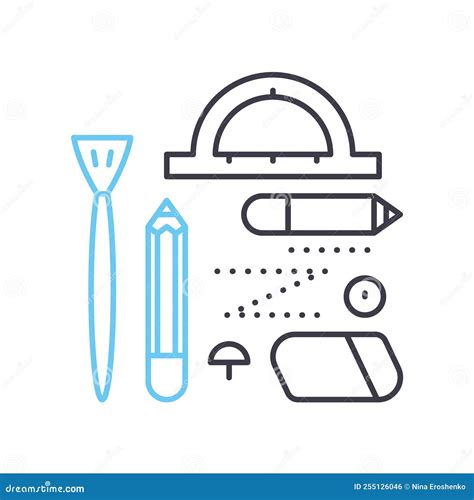 Tools Line Icon Outline Symbol Vector Illustration Concept Sign