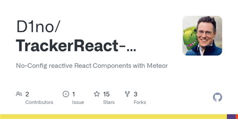 github d1no trackerreact example no config reactive react components