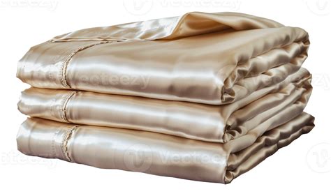Pile Of White Satin Sheets Folded Cut Out Stock 45913338 Png