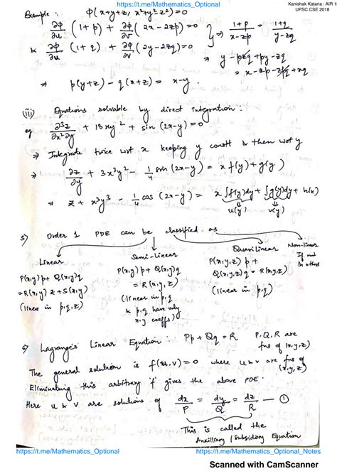 Solution Partial Differential Equation Formula And Solve Studypool
