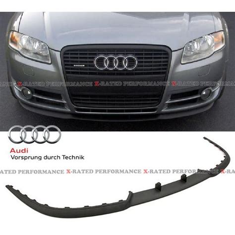 Audi アウディ A4 B7 8e 8h 2005 2008 フロントリップスポイラー スプリッター X Rated
