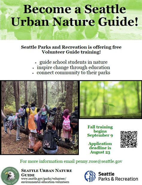Become A Seattle Urban Nature Guide Parkways