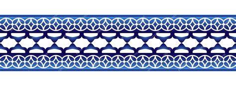Premium Vector Ceramic Tile Border Pattern Islamic Indian Arabic