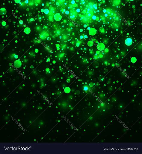 Green Glowing Light Glitter Background Royalty Free Vector