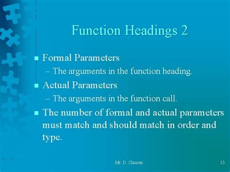Chapter 4 Subprograms Functions For Problem Solving Mr
