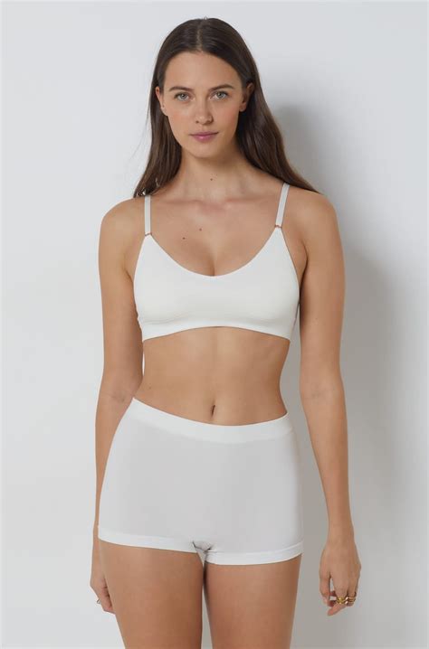 Brassière Confort Optimal En Coton Amande Ecru Etam