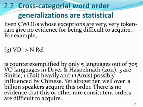 Ppt Diachronic Interpretations Of Word Order Parameter Cohesion