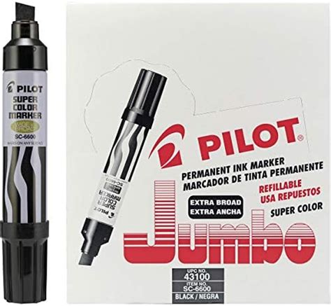 Amazon PILOT Super Color Jumbo Refillable Permanent Markers