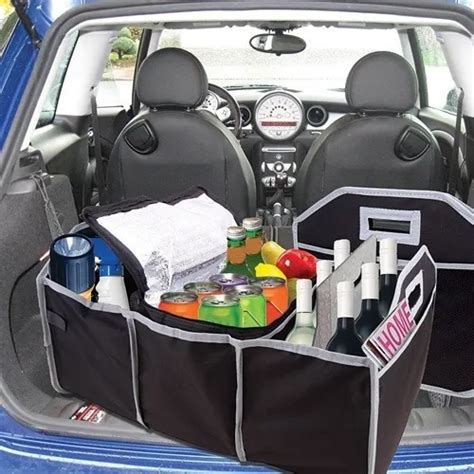 Organizador De Porta Malas Compras Sacolas Automotivo Carros Parcelamento Sem Juros