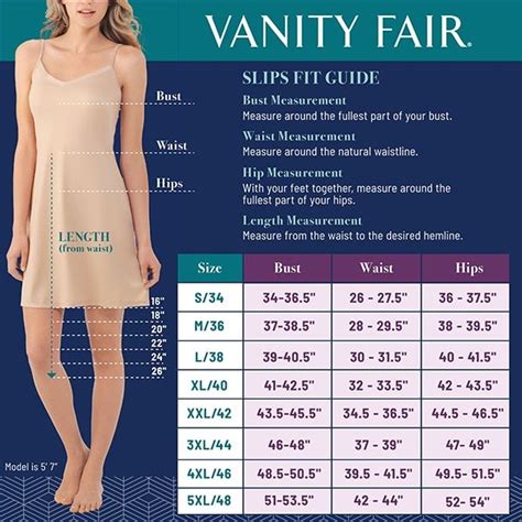 Vanity Fair® Daywear Solutions Spinslip 32 In 10158 Womens Vanity
