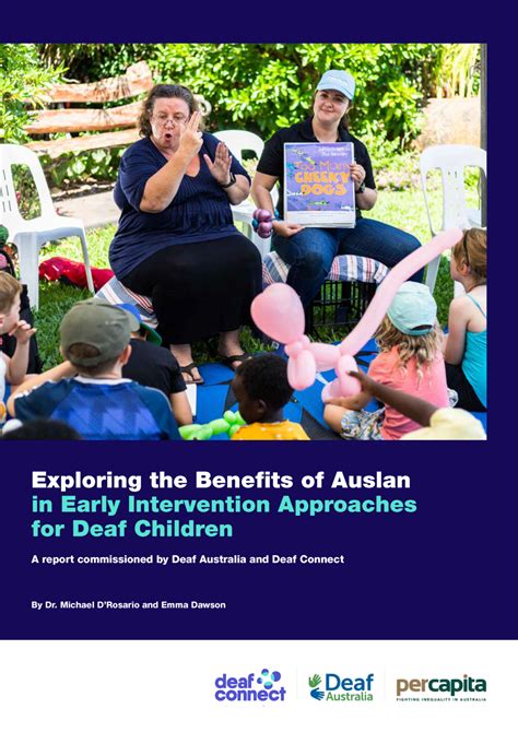 Exploring The Benefits Of Auslan In Early Intervention Approaches For