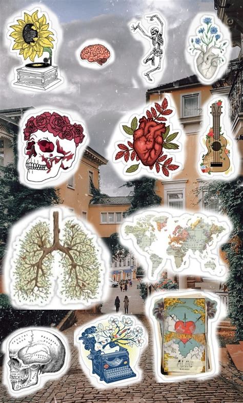 Стикеры Скрапбук Наклейки Скрапбукинг