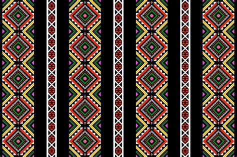 기하학적 민족 동양 원활한 패턴 배경에 대한 전통적인 디자인 직물에 대한 스톡 벡터 아트 및 기타 이미지 직물 0명 검은색 Istock