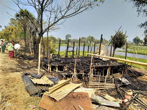 ပန်းတနော်မြို့နယ်တွင် မီးလောင်မှုကြောင့် နေအိမ် ၇ လုံးပျက်စီးဆုံးရှုံး