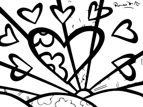 Desenhos De Romero Britto 1 Para Colorir E Imprimir Colorironlinecom