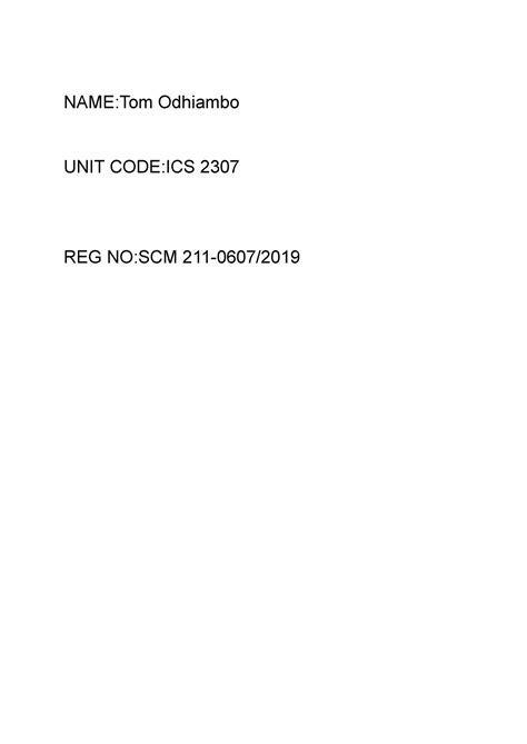 ics 2307 simulation assignment advanced modeling and simulation