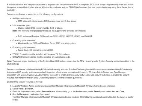 Secure Cluster With Secured Core Windows Server 2025 Deployment And