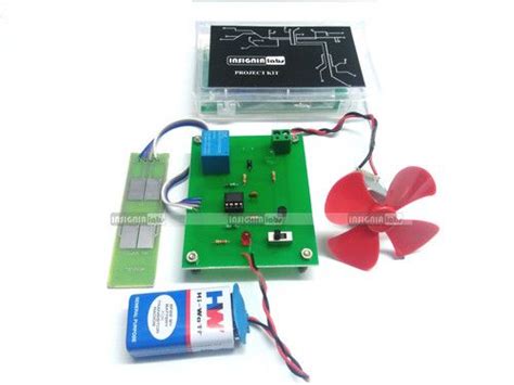 Touch Sensor Based Dc Motor Fan Control Electronic Project Insignia Labs Electronics