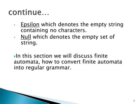 Regular Expression For Dfa Ppt