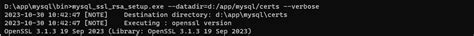 Windwos下mysql开启ssl Gzhq 博客园