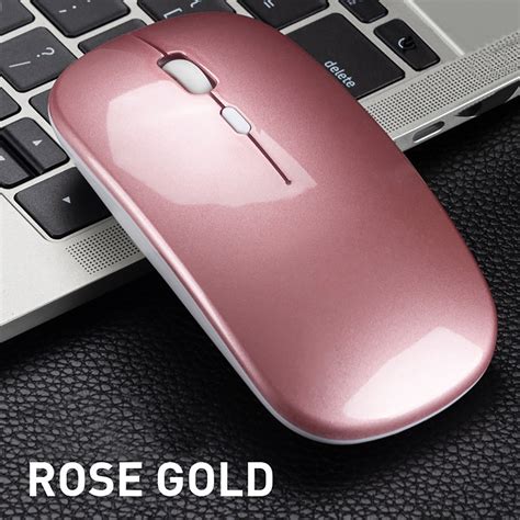 Mpuse Wireless Rechargeable Mouse Silent 24ghz Wireless Mouse For