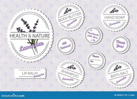 Sistema De Las Etiquetas Para Los Productos Naturales Del Cuerpo Del