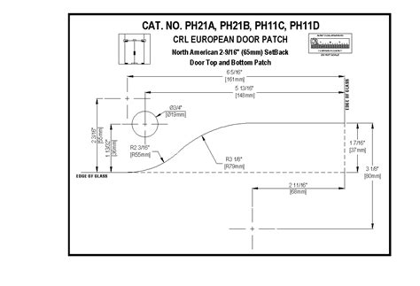 Crl Bottom Door Patch Fitting With Insert No 1nt302