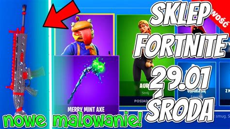 SKLEP FORTNITE 29 01 ŚRODA Fortnite Sklep 29 01 NOWY SKIN DLA