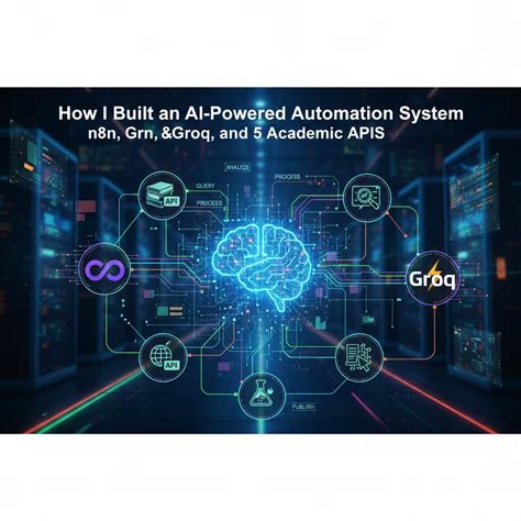 How I Built An Ai Powered Research Automation System With N8n Groq And 5 Academic Apis