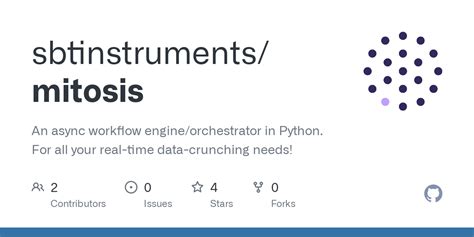 Github Sbtinstrumentsmitosis An Async Workflow Engineorchestrator In Python For All Your