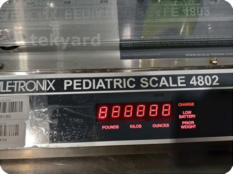 Used Scale Tronix 4802 Pediatric Scale For Sale Dotmed Listing 4886333
