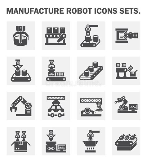 Robot Icon Sets Stock Illustrations 105 Robot Icon Sets Stock