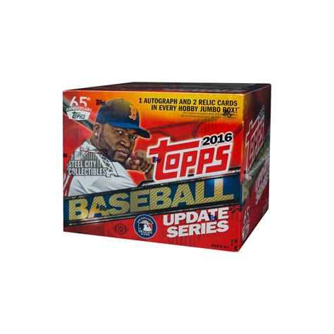 2016 Topps Update Series Baseball Hobby Jumbo Box Steel City Collectibles