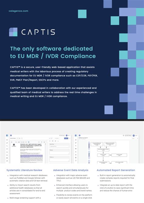Captis® Ai Platform For Medical And Technical Writing Celegence