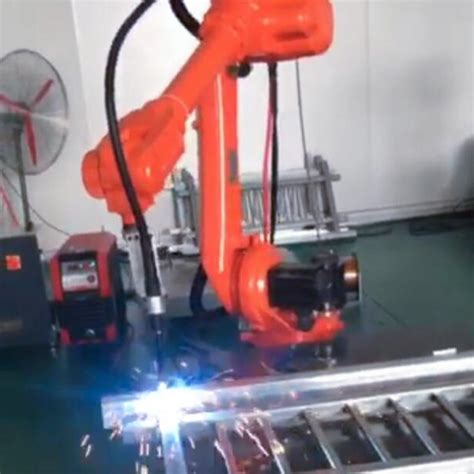 Automatic Industrial MIG 6 Axis Robotic Arm Welding Robot Welding