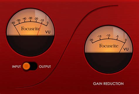 Using The Red Plugin Suite S Red 3 Compressor Focusrite User Guides
