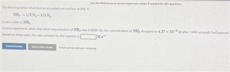 Solved Use The References To Access Impertant Values If Chegg