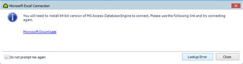 Error You Will Need To Install Bit Or Bit Version Of Ms Access