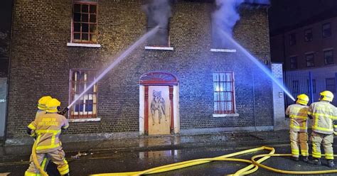 Firefighters Battle Early Morning Blaze At Vacant Building In Dublin