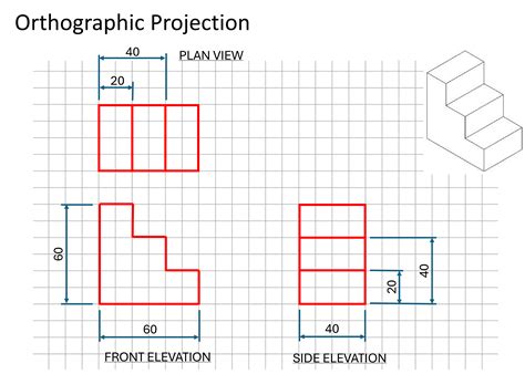 Engineering Gcse Aqa Orthographic Projection Of Engineering Drawings