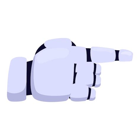 Premium Vector Robot Hand Pointing Right With Index Finger