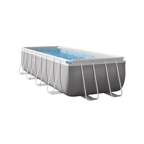 Kit Piscine Prism Frame Rectangulaire Intex 400 X 200 X 122 M