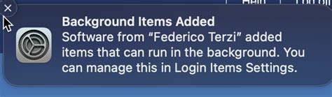 Constant Background Items Notification On Macos Ventura · Issue 1569
