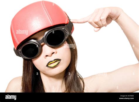 Crazy Asian Woman Stock Photo Alamy