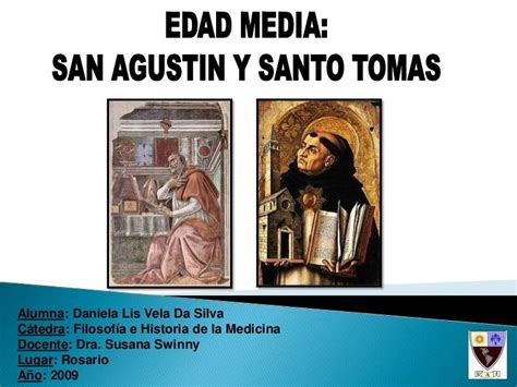 Diferencias Y Similitudes Entre San Agustin Y Santo Tomas Esta