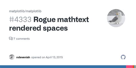 Rogue Mathtext Rendered Spaces · Issue 4333 · Matplotlibmatplotlib